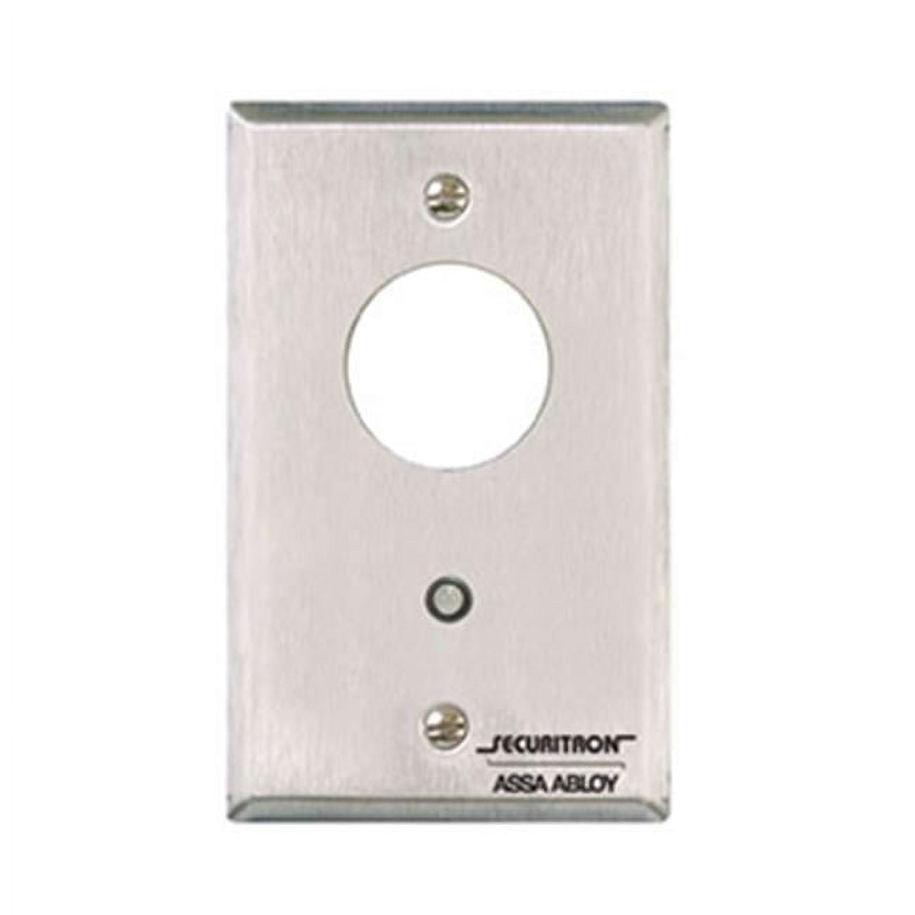 Securitron Single Gang Mortise Key Switch Momentary - Satin Stainless ...