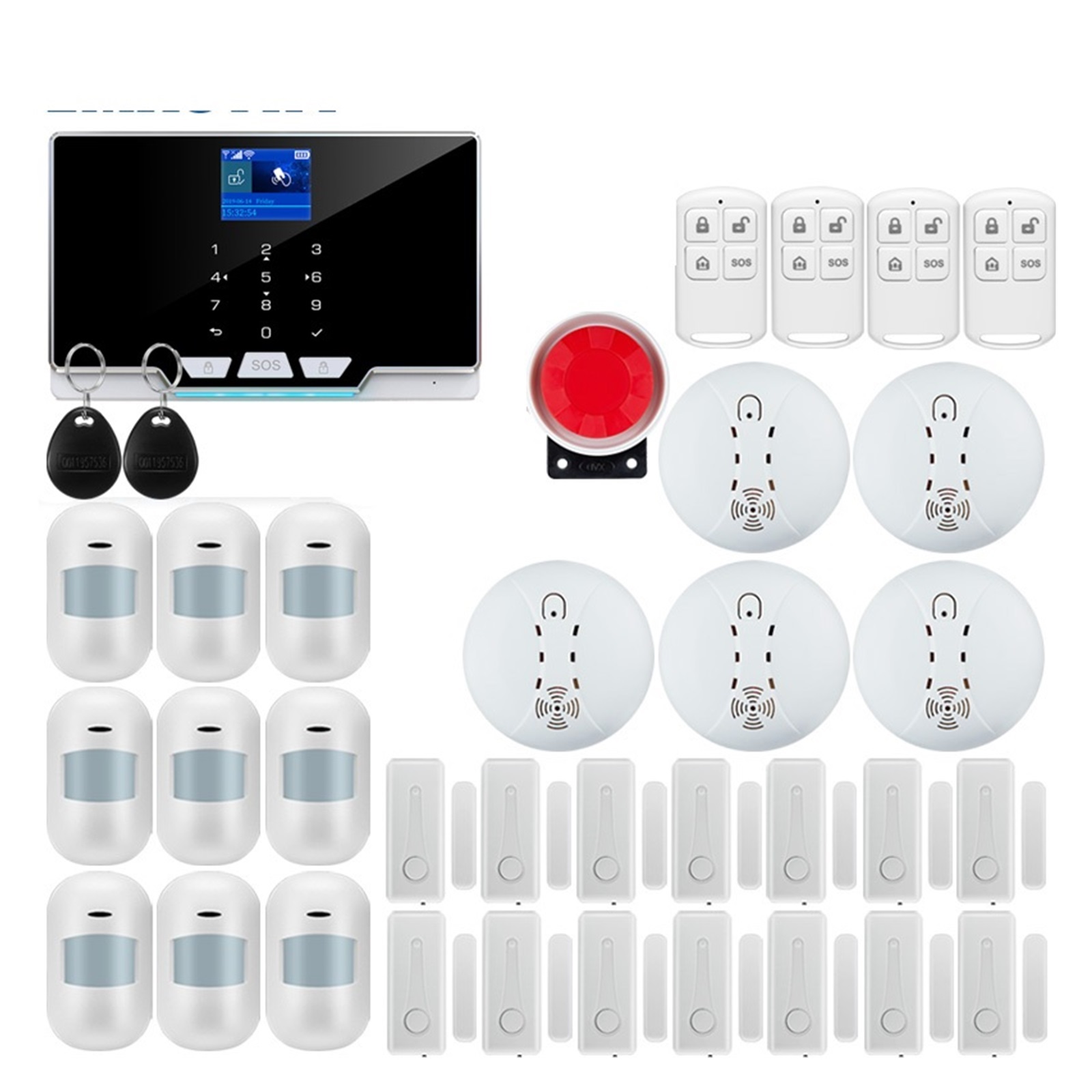 Security Alarm System App Control support IP Camera Auto Dial Motion ...