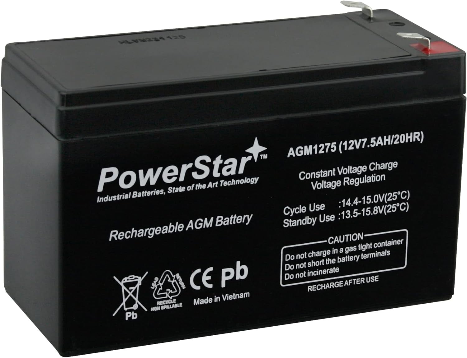 Security Alarm System Battery 12V 7.5Ah SLA Security Battery - Walmart.com