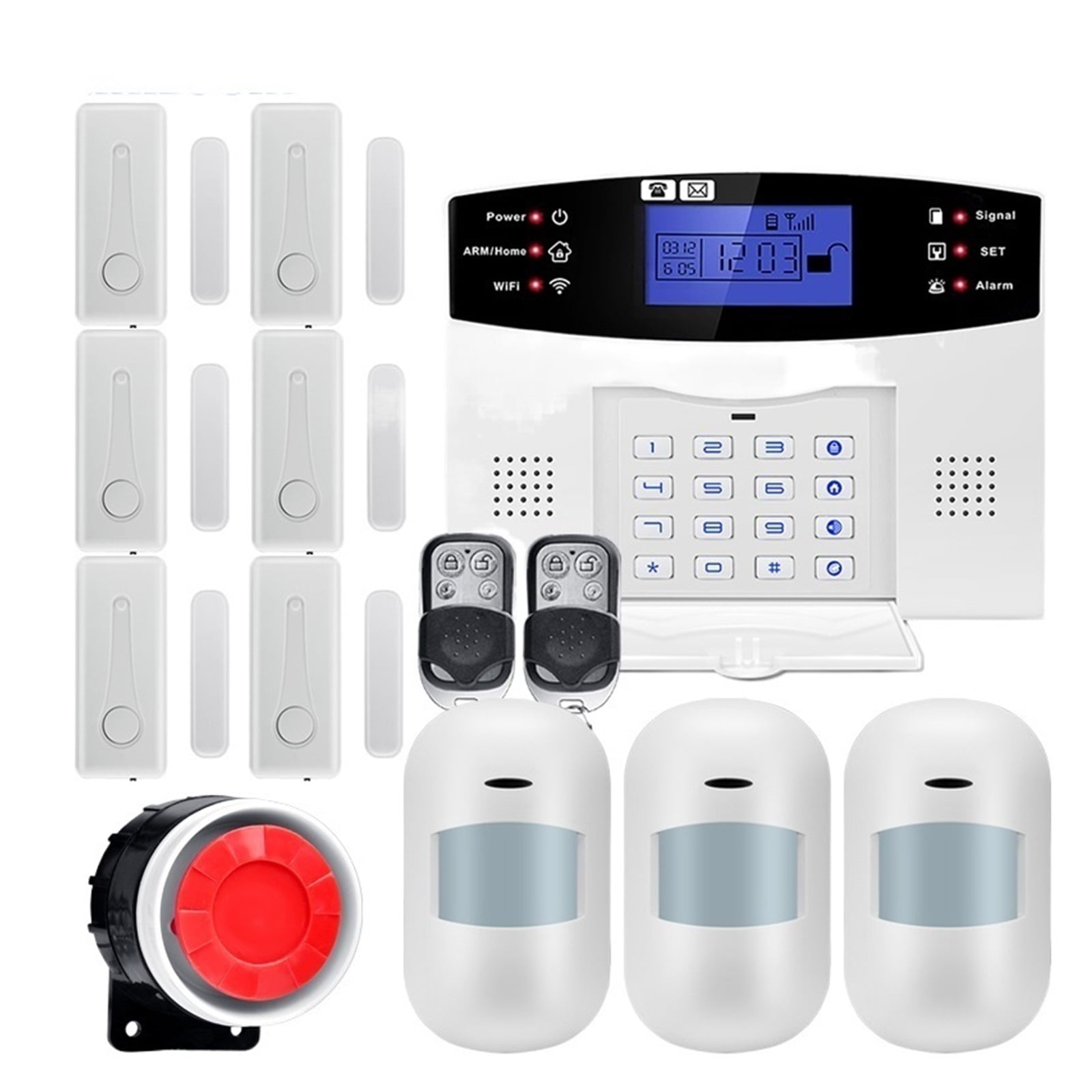 Security Alarm System for Home GSM Tuya App Control Burglar Alarm Kit ...