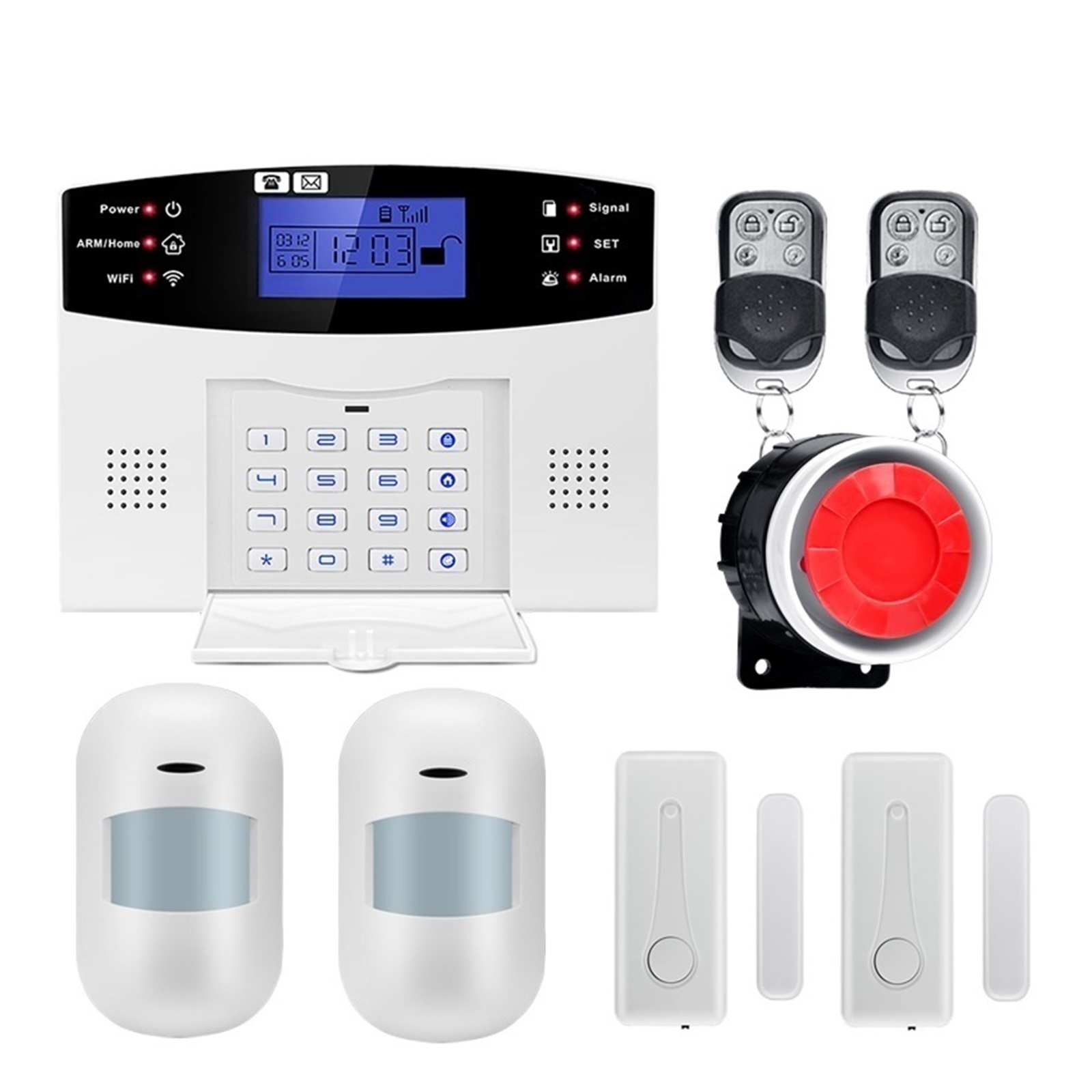 Security Alarm System for Home GSM Tuya App Control Burglar Alarm Kit ...