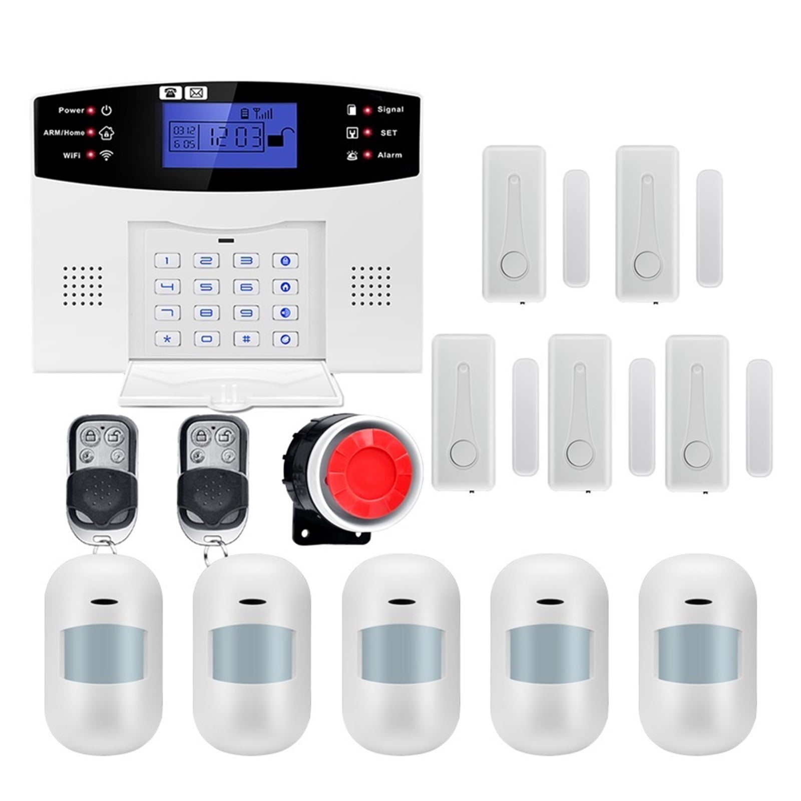 Security Alarm System for Home GSM Tuya App Control Burglar Alarm Kit ...