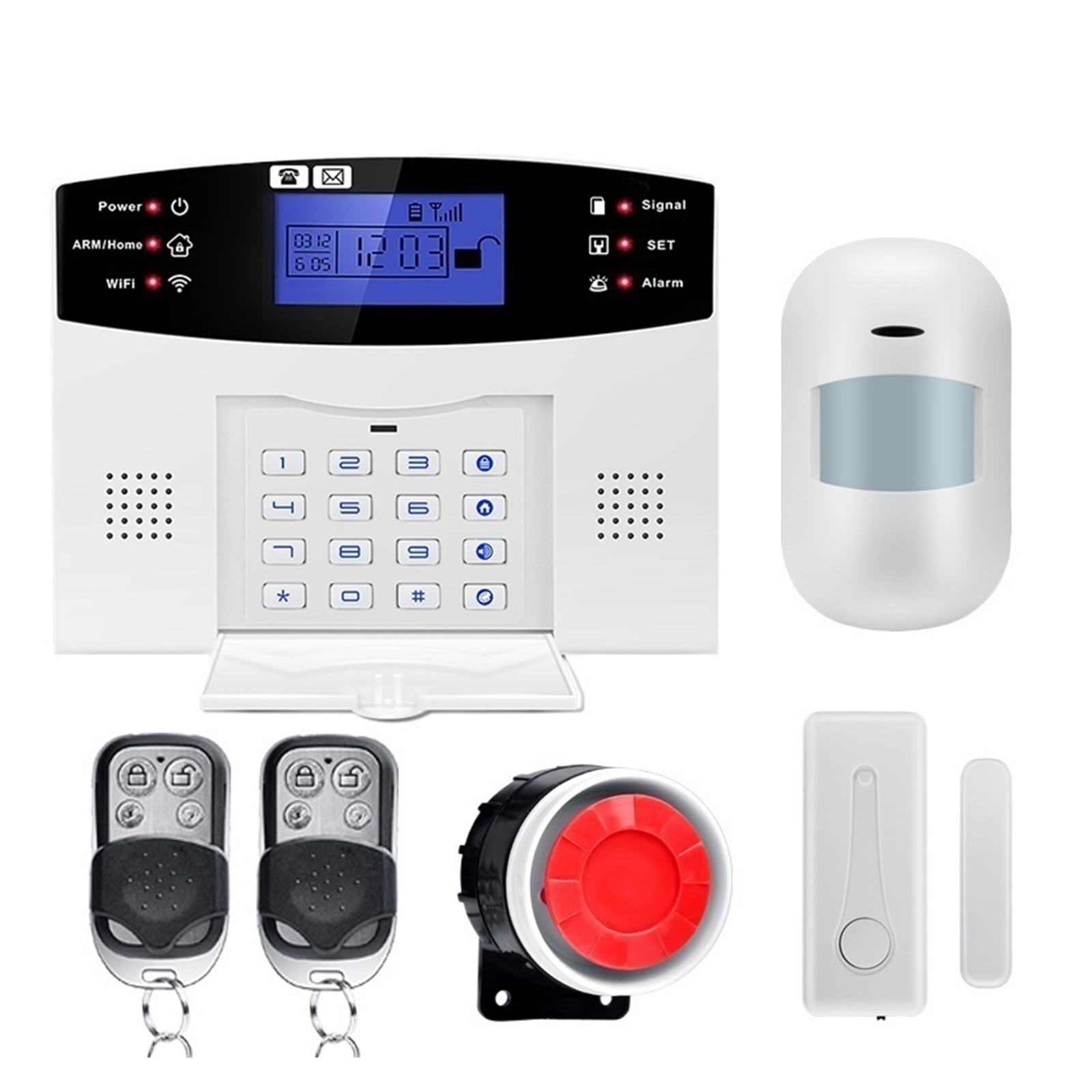 Security Alarm System for Home GSM Tuya App Control Burglar Alarm Kit ...