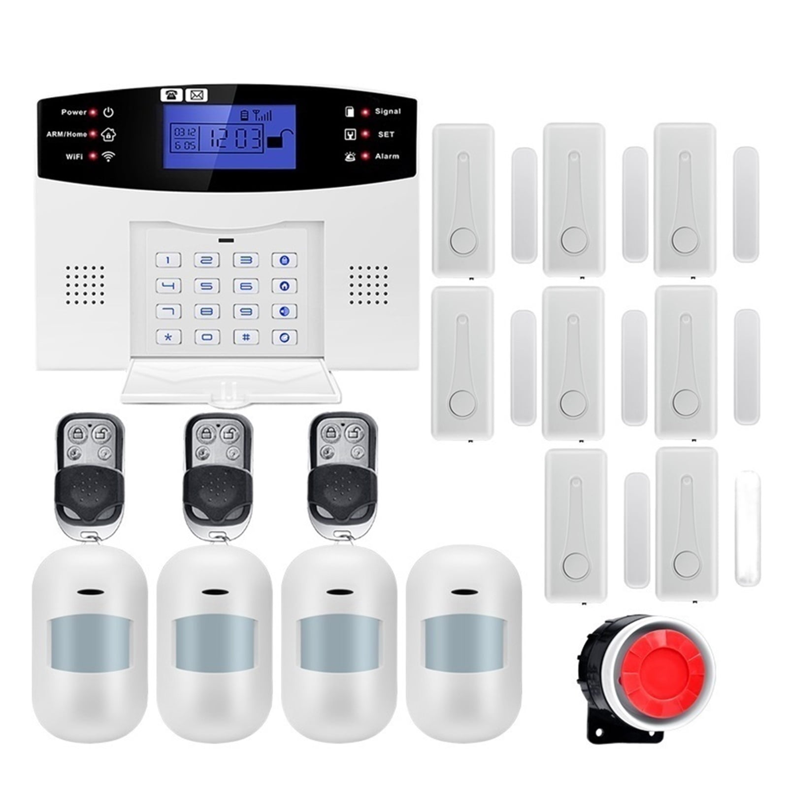 Security Alarm System for Home GSM Tuya App Control Burglar Alarm Kit ...