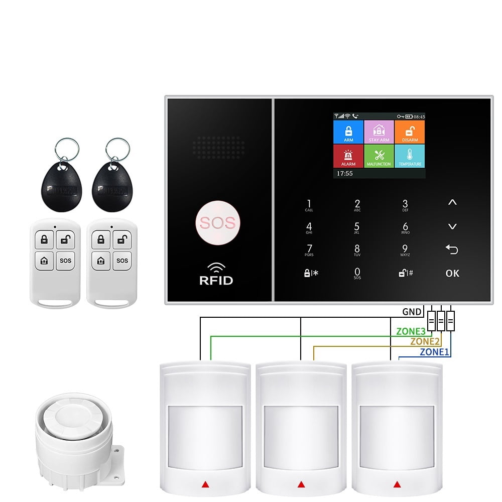 Security Alarm System for Home GSM Wifi Tuya Smart Life App Control ...