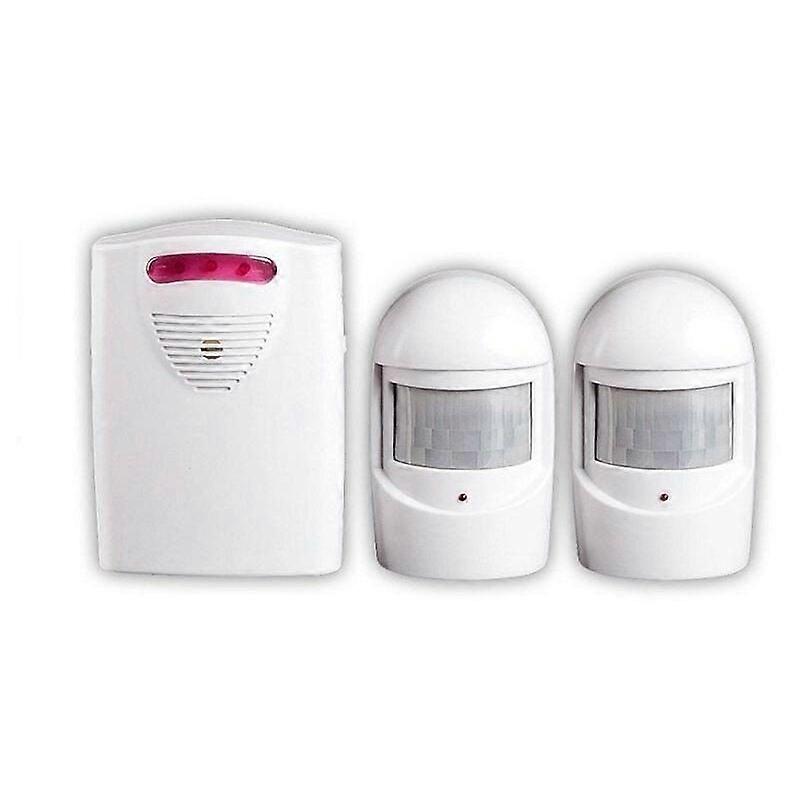 Security Alarm Systems, 1 Receiver and 2 Weatherproof PIR Motion ...