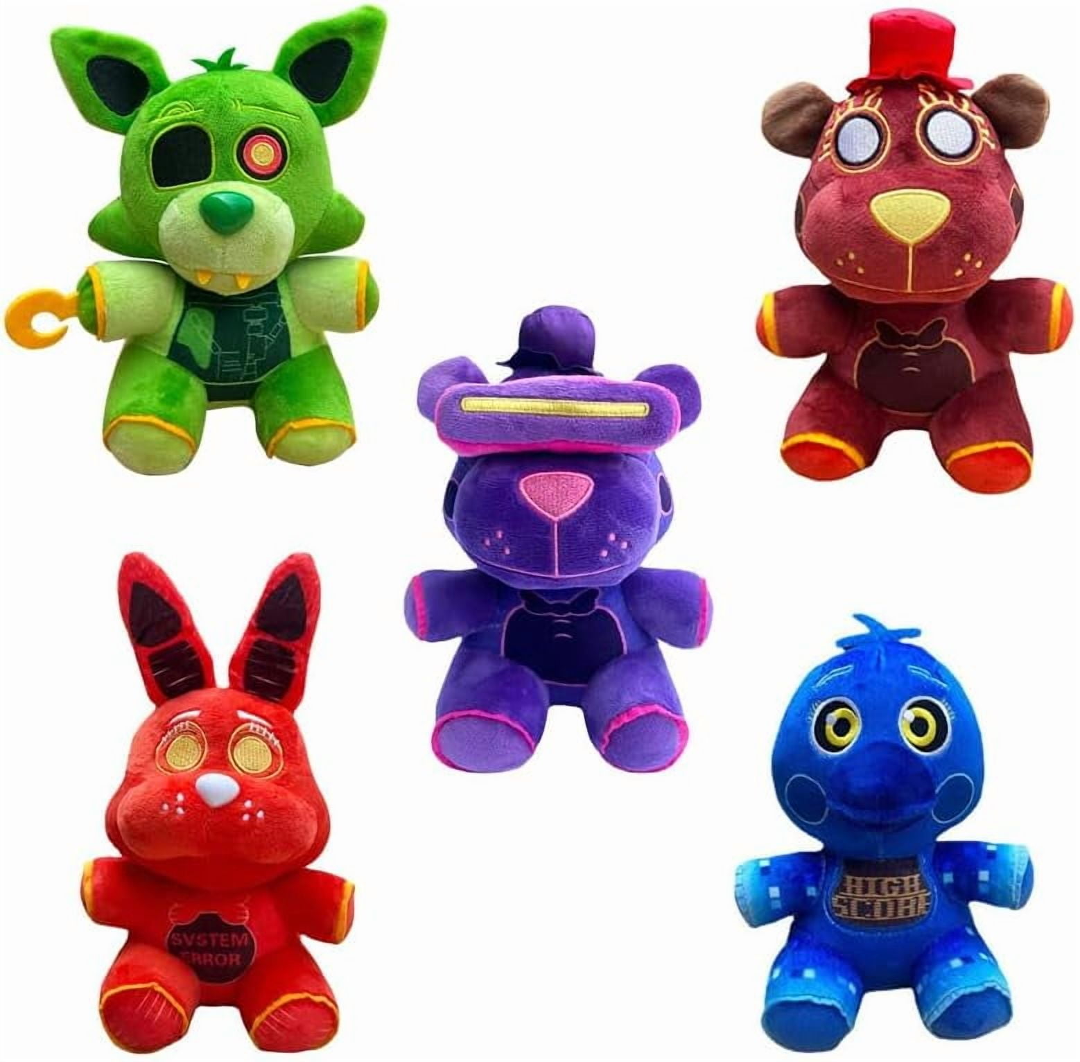 Security Breach FNAF Plushies Set - Modern Plushes for Game Fans ...