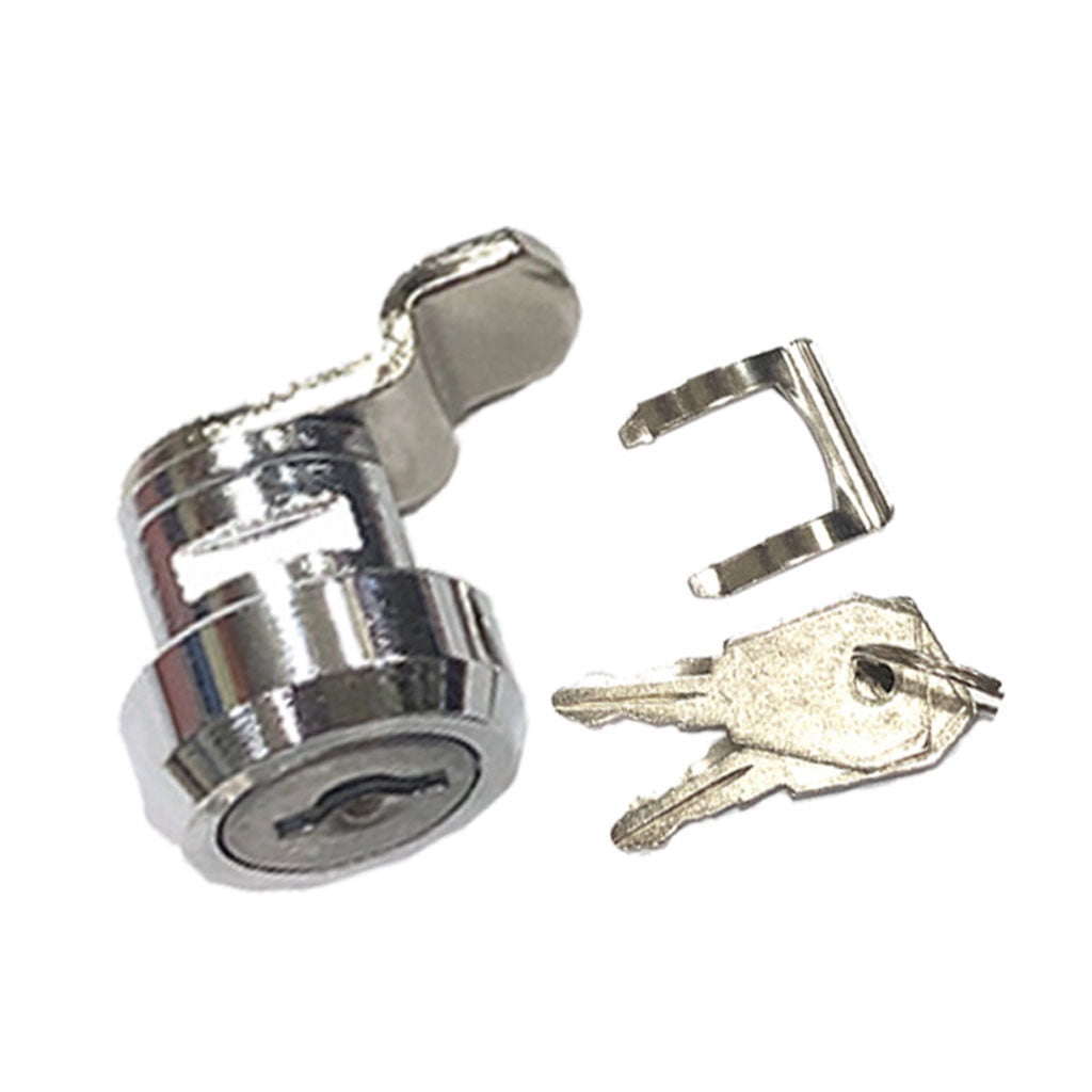 Security Cabinet Lock with 2 Keys Metal Drawer Locks for Secure Files ...