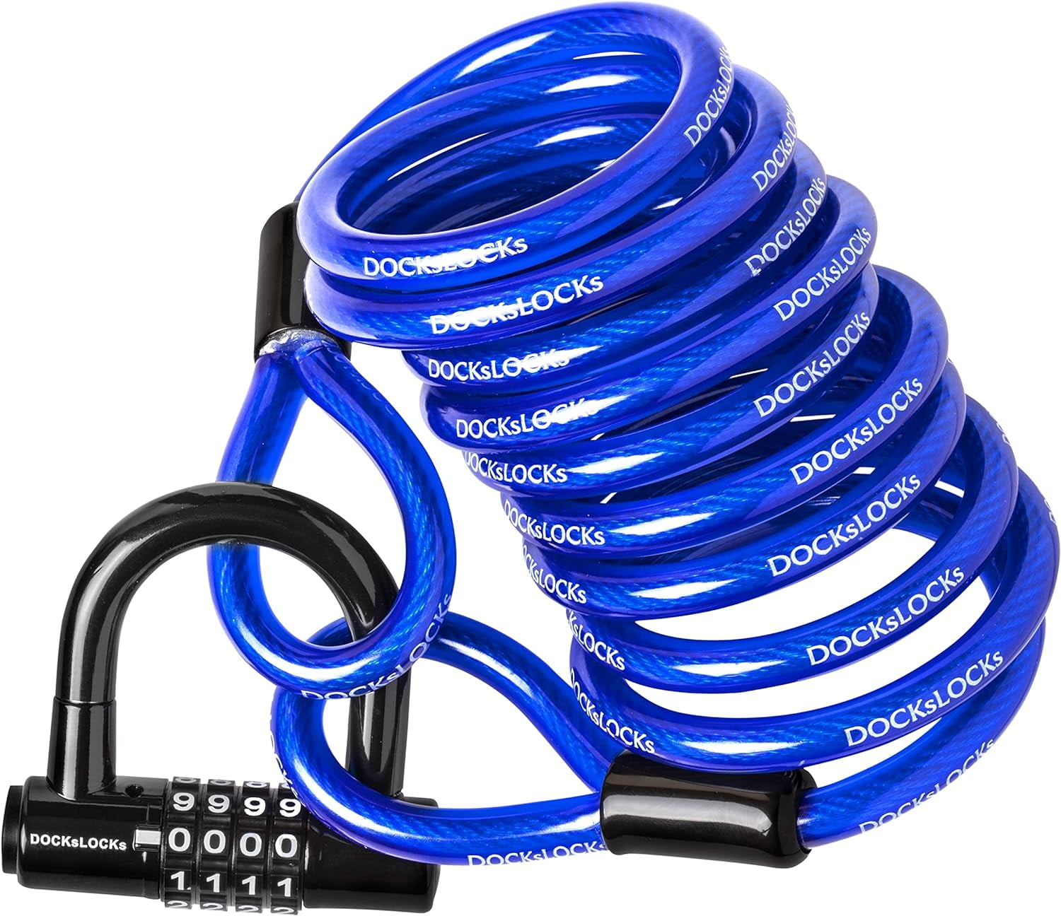 Security Cable Lock Set (5ft to 25ft Lengths) – Weatherproof, Looped ...