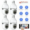1080P Light Bulb Security Camera, 5G Wireless WIFI Outdoor Indoor Cam ...