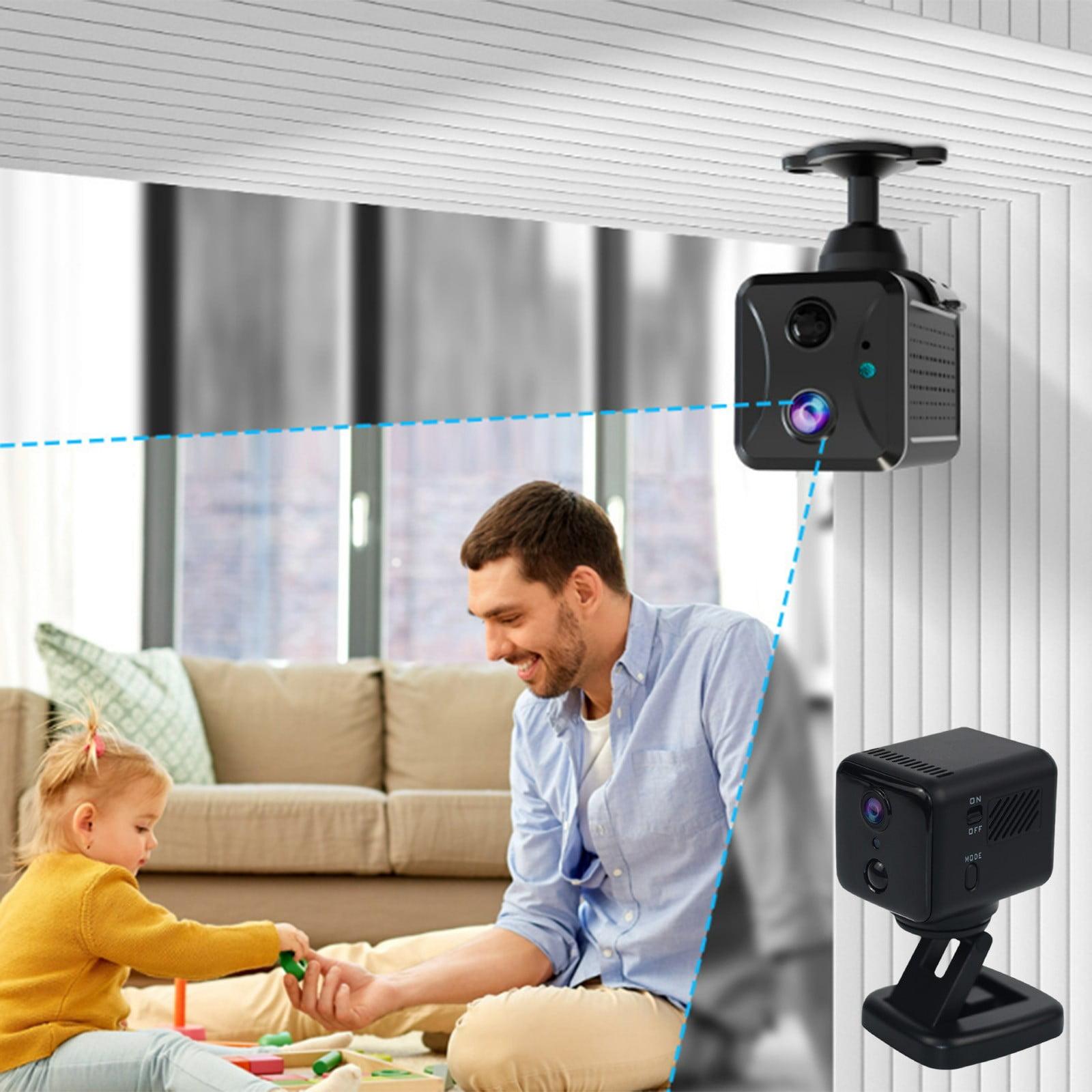 Security Camera, 2025 Upgrade 1080 High-definition Lens, Household ...