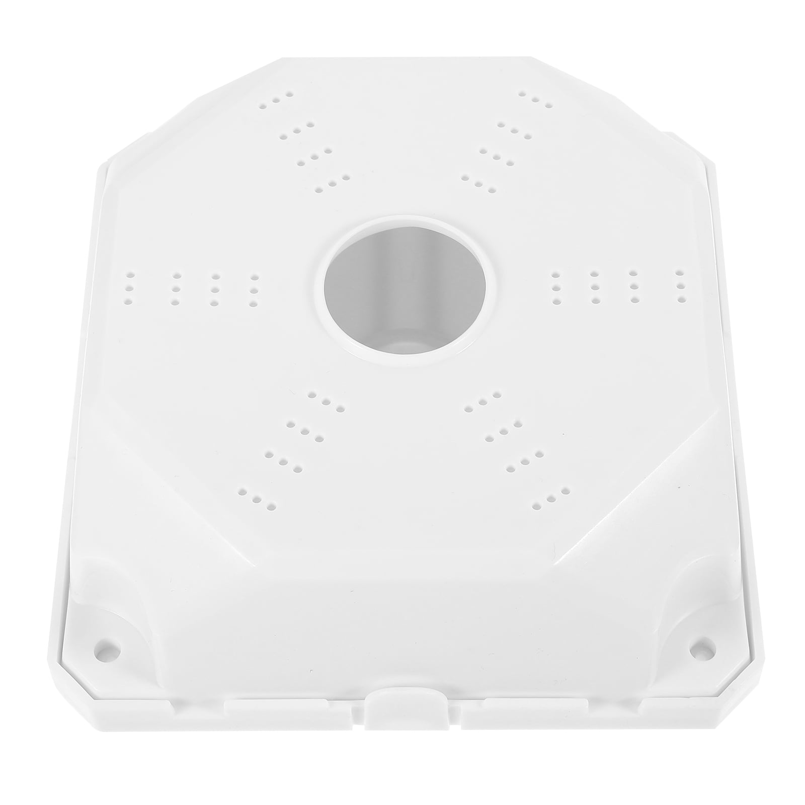 Raindrops Cable Wiring Box Round Shape White Plastic 1Pcs 5.1X5.1X2.0In ...