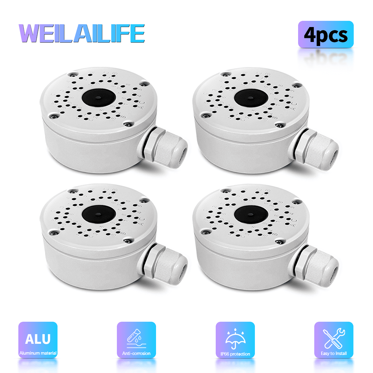 【Security Camera Junction Box】Universal Bullet Security Camera Mount ...