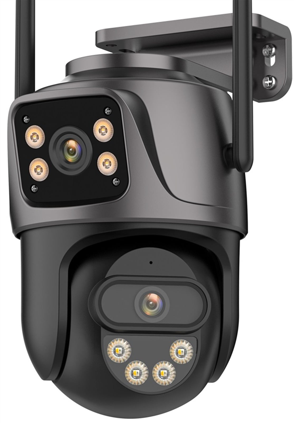 Security Camera Outdoor, 4K 8MP HD PTZ Camera Outdoor Dual Lens Dual ...