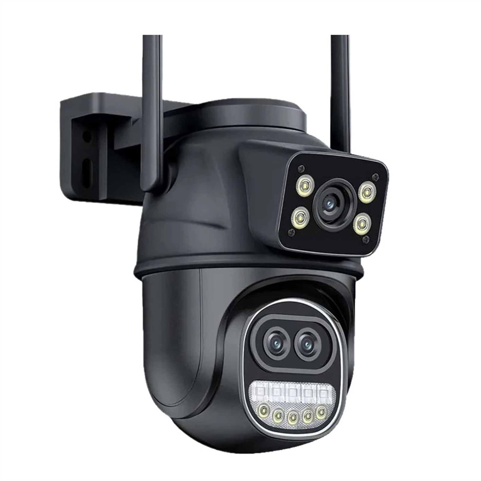 Security Camera Outdoor, 6MP Camera Outdoor 12MP 8X Zoom Three Lens ...