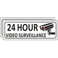 Security Camera Sign Metal, (2 Pack) Video Surveillance Signs Small, 10 ...