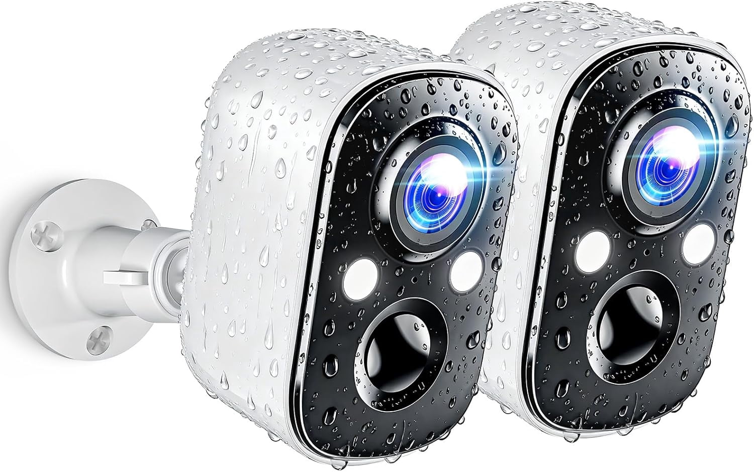 Security Cameras Wireless Outdoor, 2K Battery Powered Cameras for Home ...