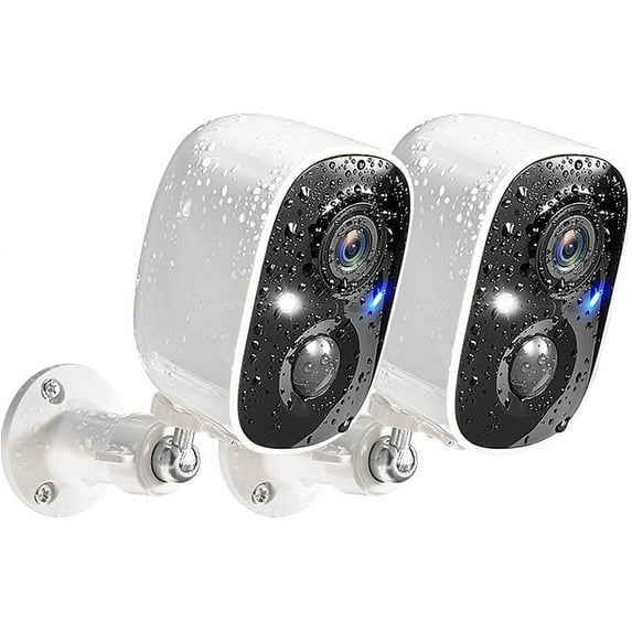 Security Cameras Wireless Outdoor, 2K Color Night Vision AI Motion ...