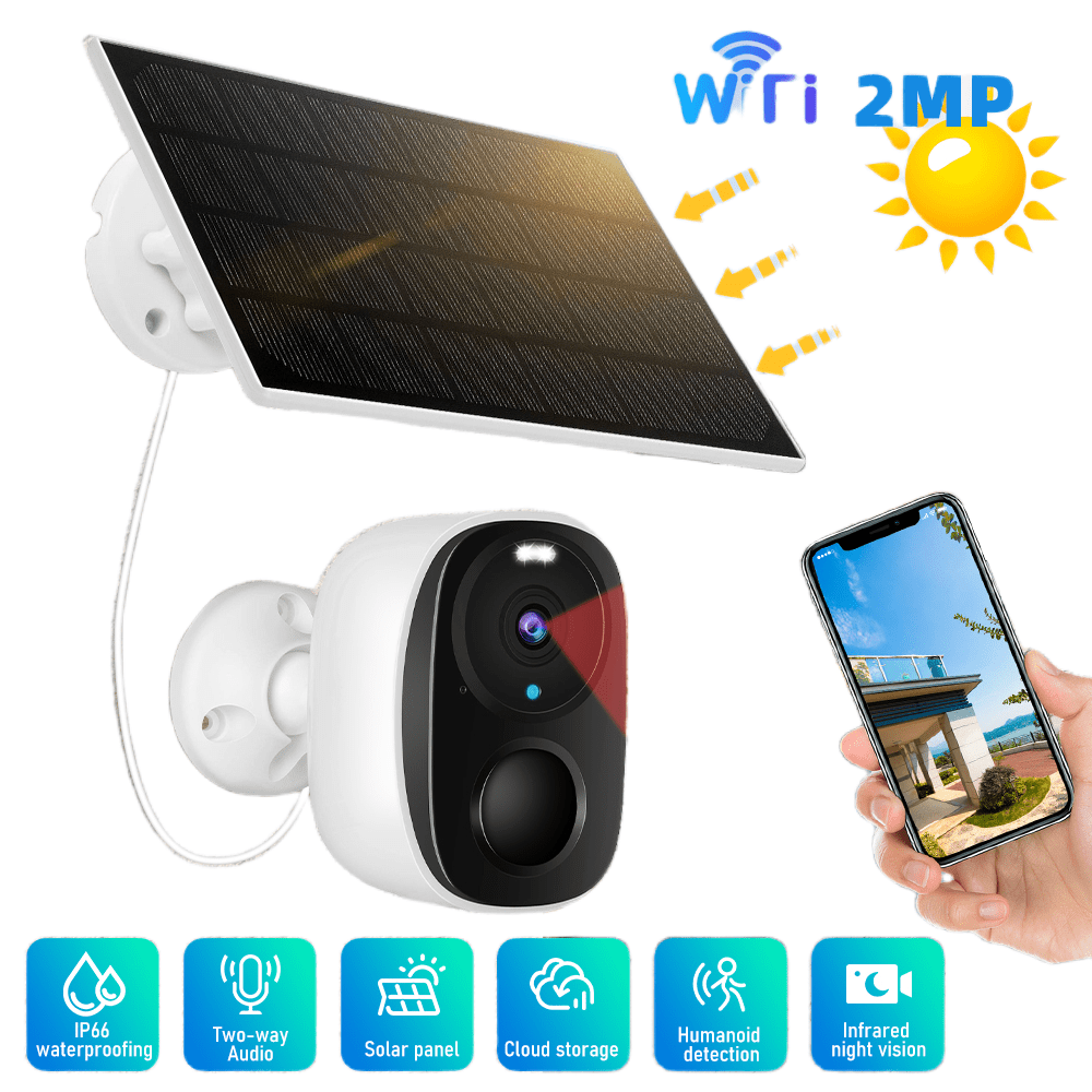 Security Cameras Wireless Outdoor,DFITO Solar Camera Wireless for Home ...