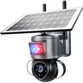 Security Cameras Wireless Outdoor,Remote 2K WiFi 360° View Wireless ...