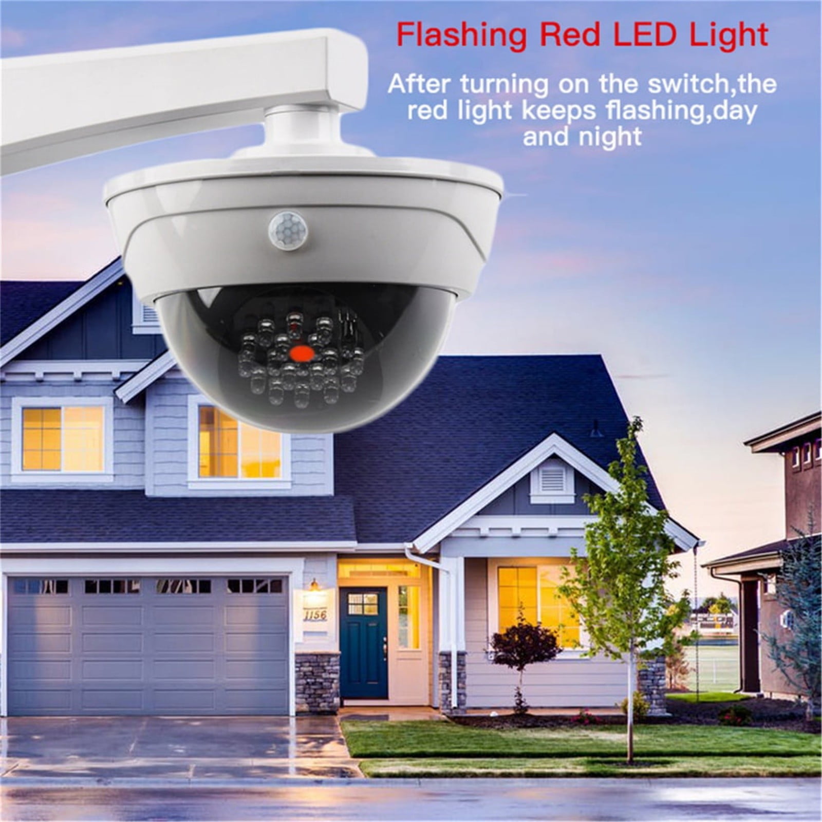 Security Cameras Wireless Outdoor Solar Powered Security Camera, LED ...