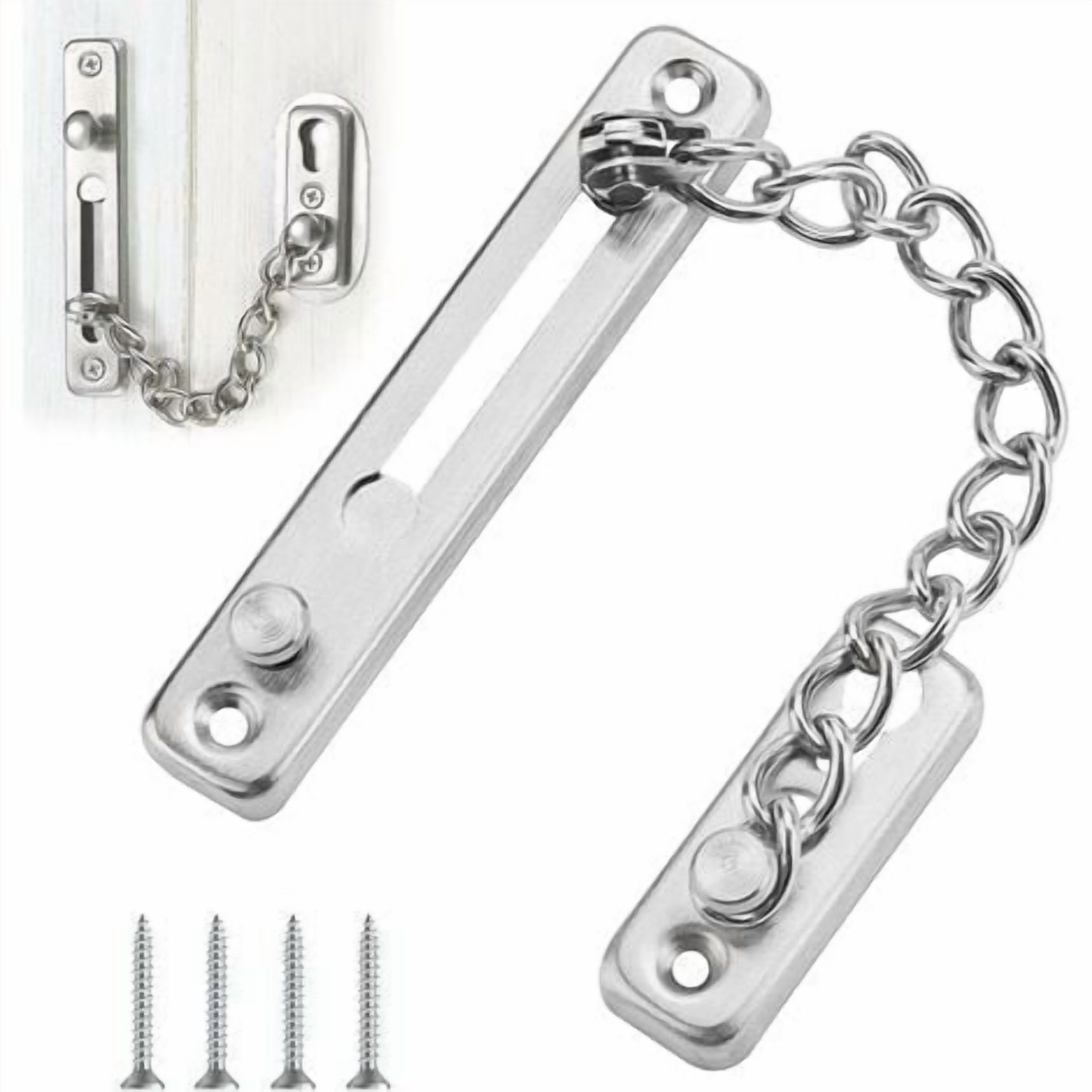 Security Door Chain Anti-Theft Door Lock Stainless Steel Door Chain ...