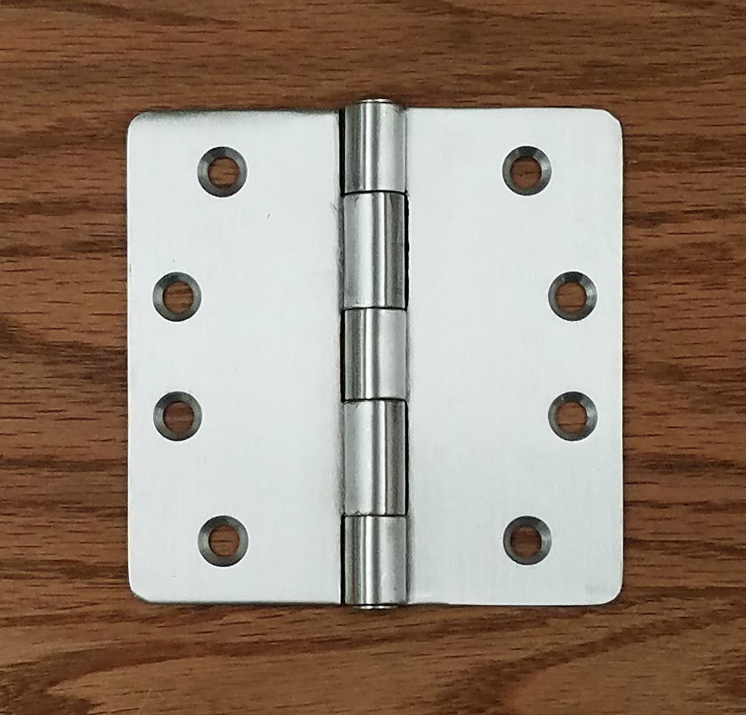 Security Door Hinges - Stainless Steel - 4" x 4" with 1/4" Radius ...