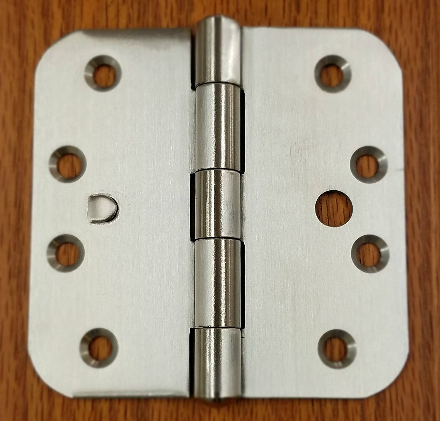 Security Door Hinges - Stainless Steel - 4" x 4" with 5/8" Radius ...