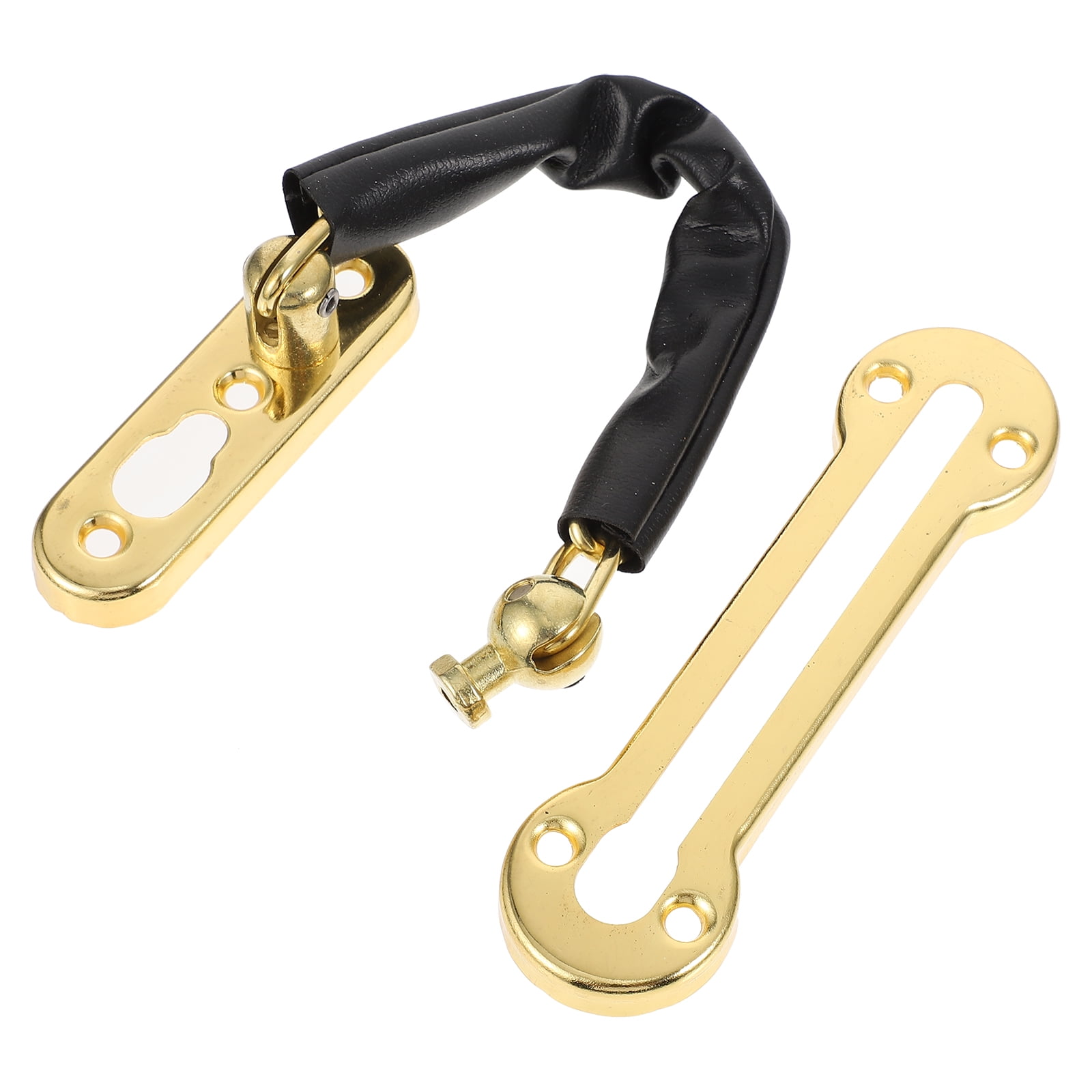 Security Door Lock Chain Edge Bolt Stoppers Wall Protector Golden ...