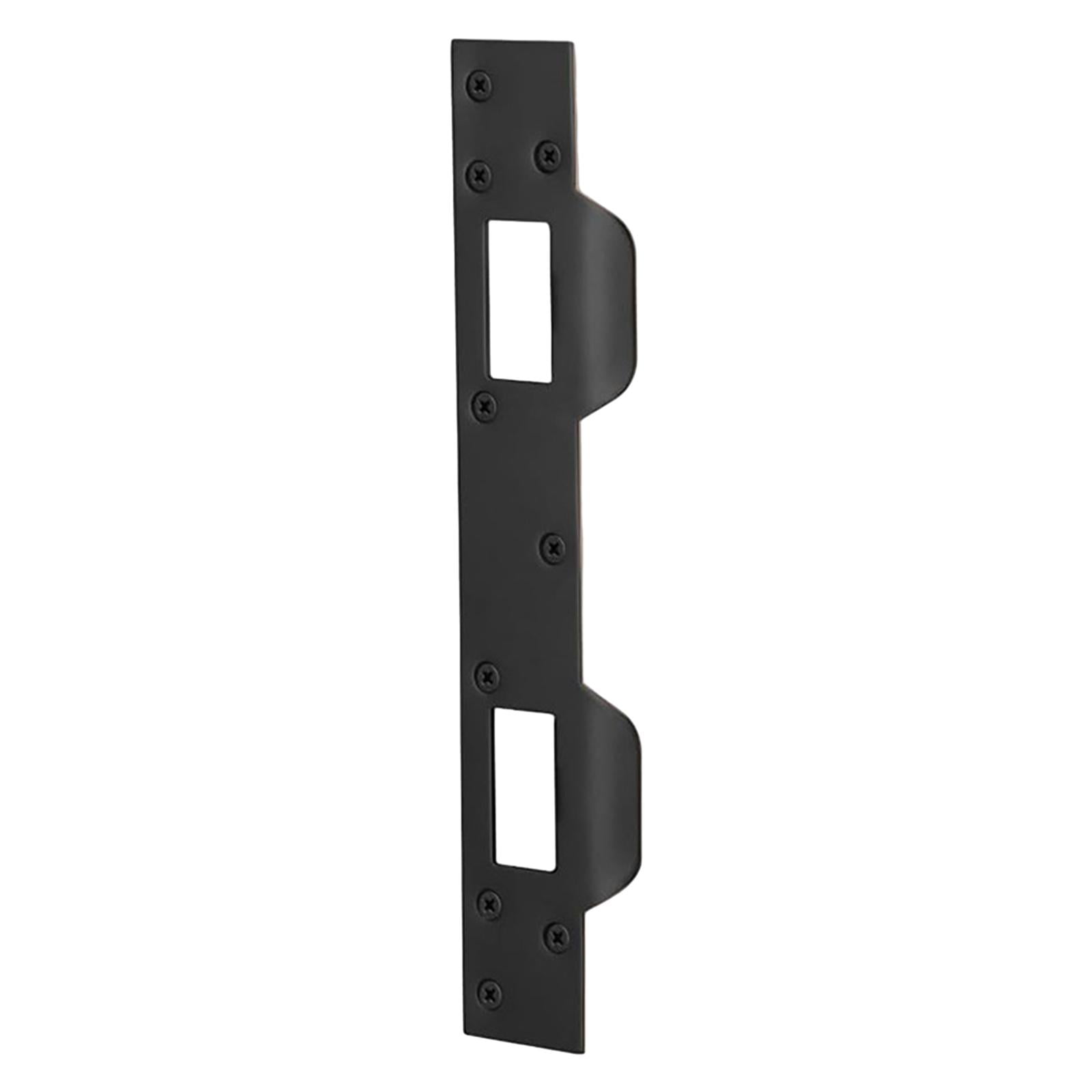 Security Door Strike Fixing Protective Plate for 5-1/2 inch to 6 inch ...