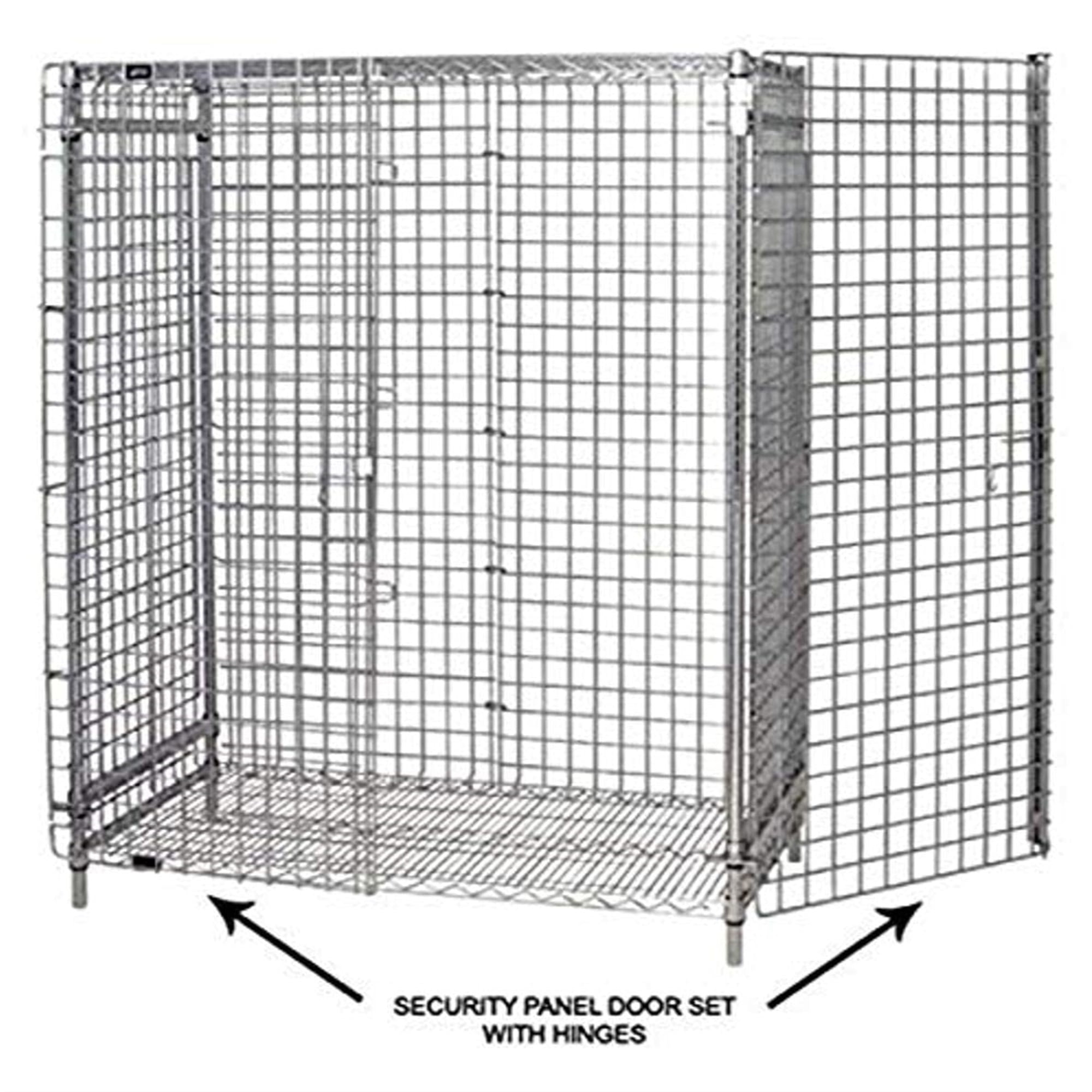 Security Door, for use with 36"W security units, chrome plated finish ...