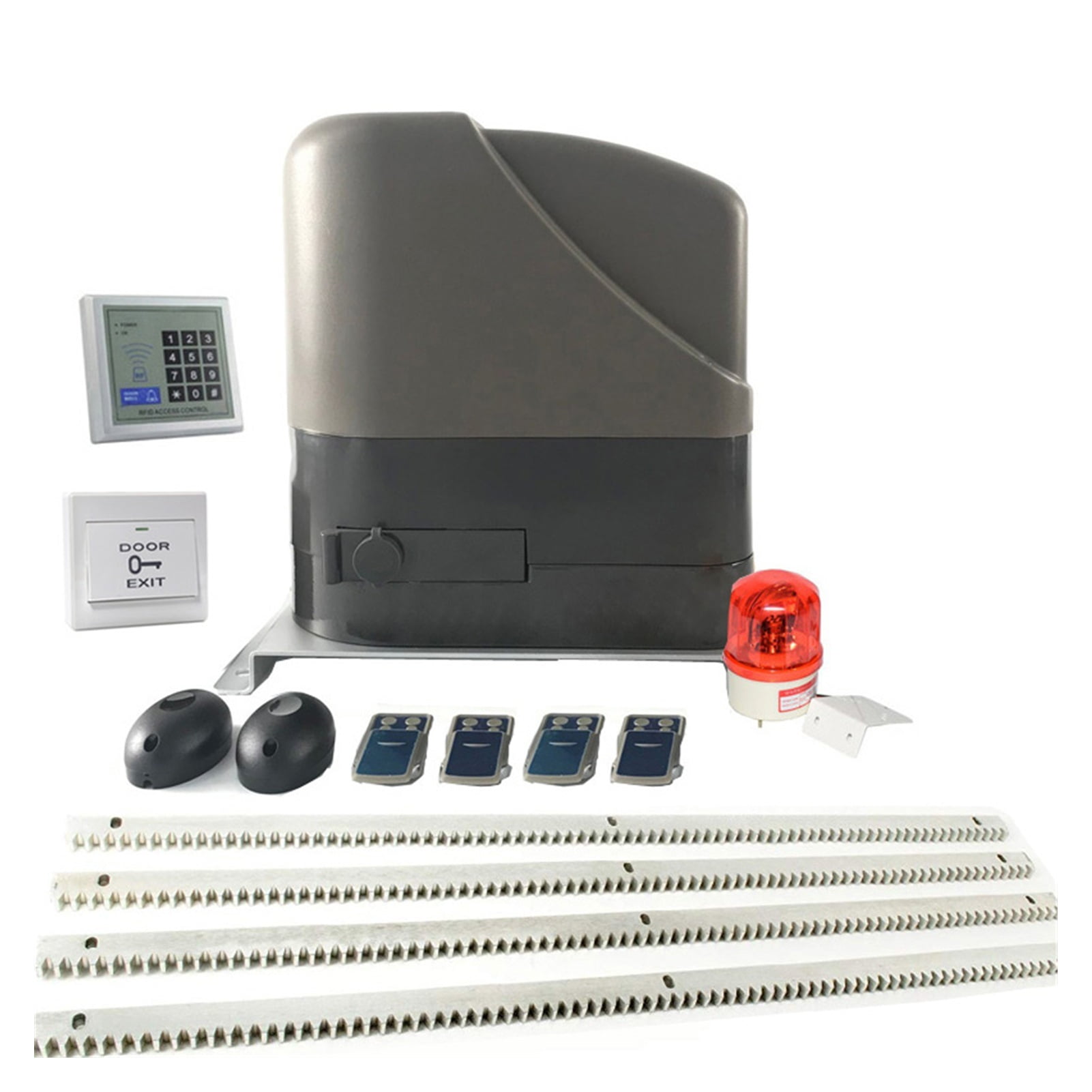 Security Kit DC 12V 800KG Sliding Electric Gate Opener Automatic Motor ...