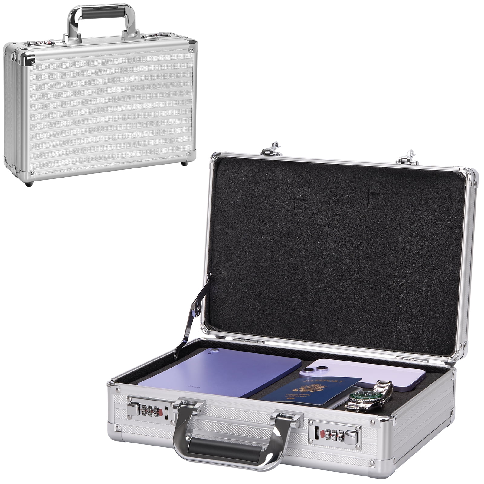 Security Lock Boxes - 14.2 x 9.8 x 4.5 Inch Medium, Portable Locking ...