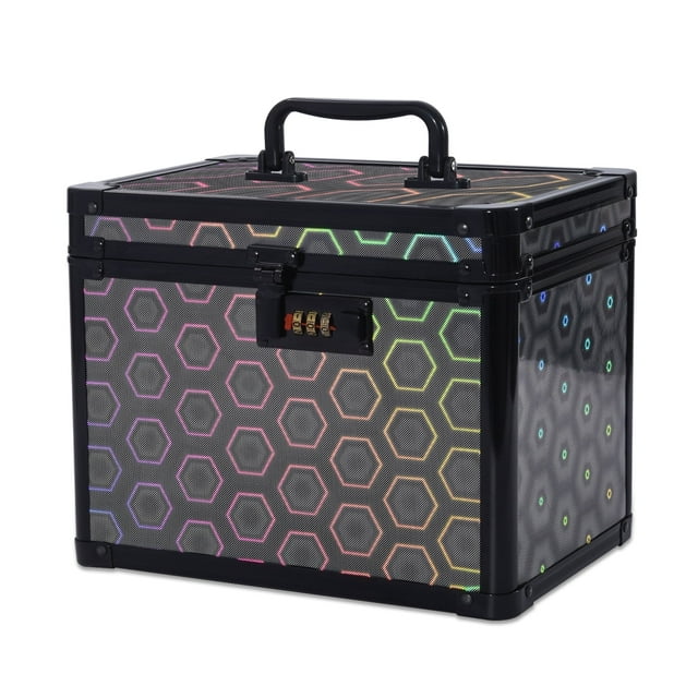 Security Lock Boxes (Black),Lockable Storage Box Medicine,Code Lock Box ...