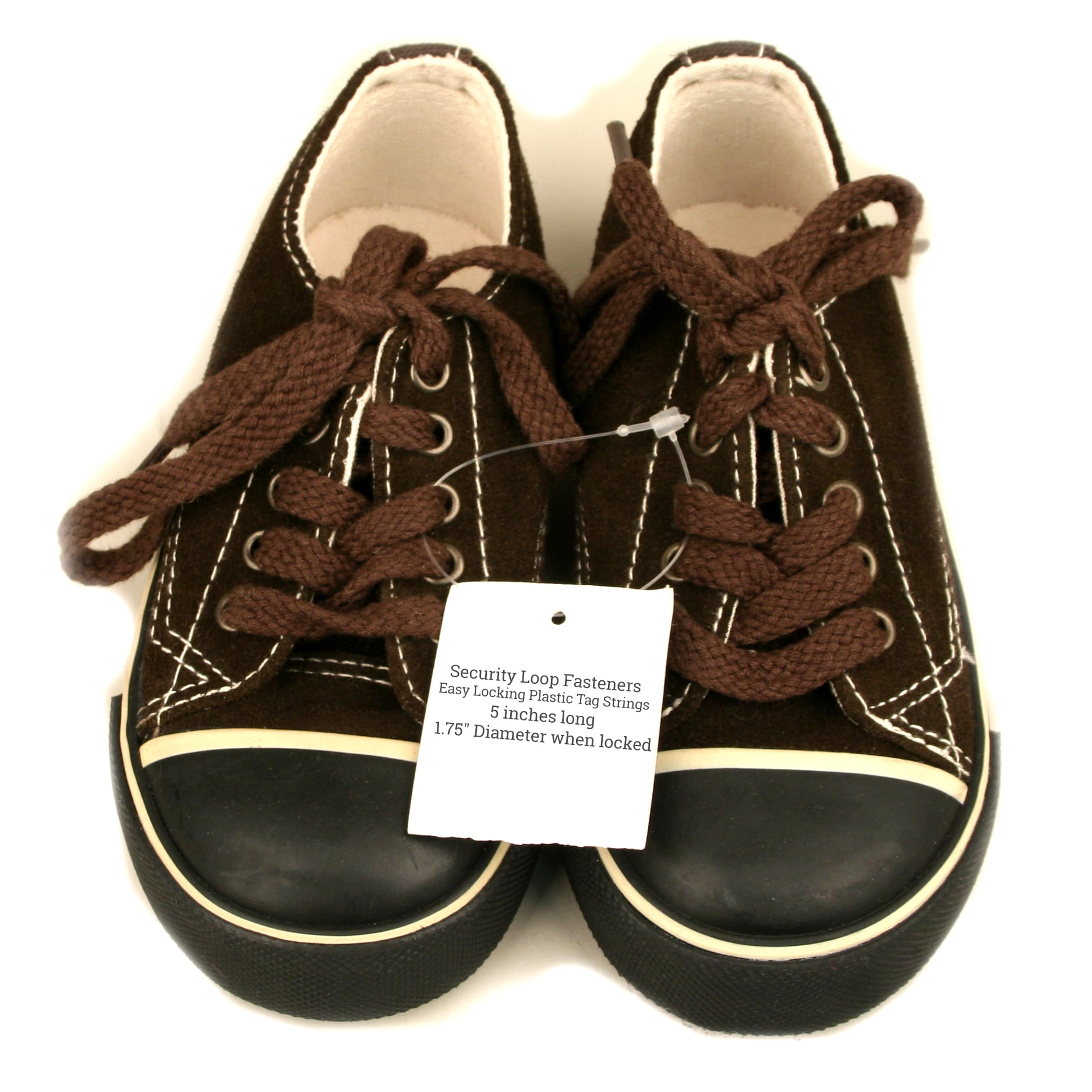 Security Loop Fasteners, Plastic Tag String Clips, 5" L with 1.75 ...