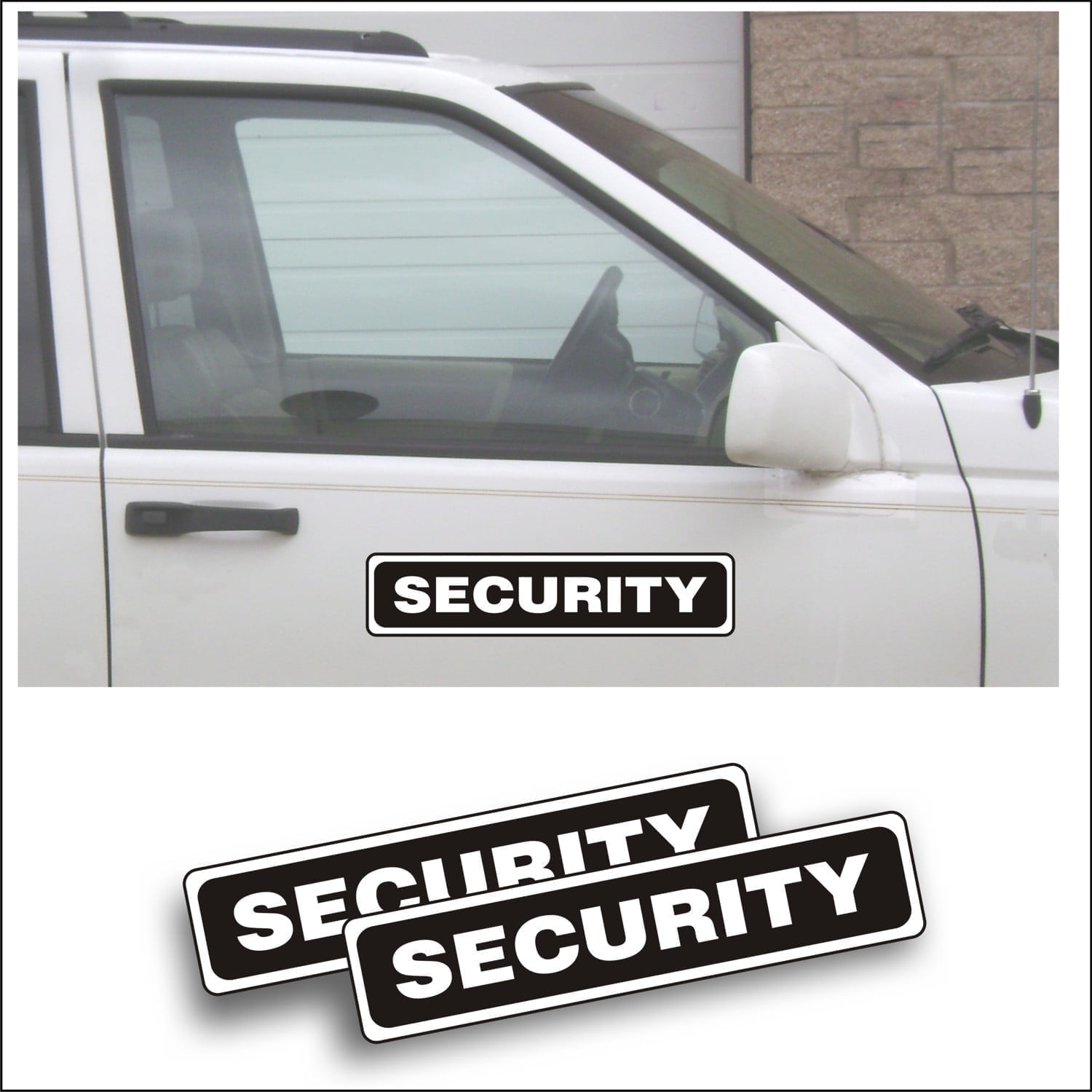 3M Vinyl Security Magnetic Sign Pair, Universal for Any Vehicle ...