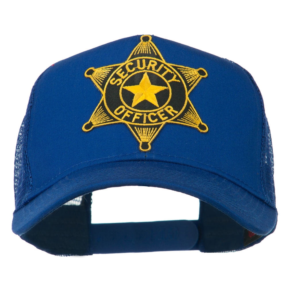 Security Officer Star Patched Mesh Back Cap - Royal OSFM - Walmart.com