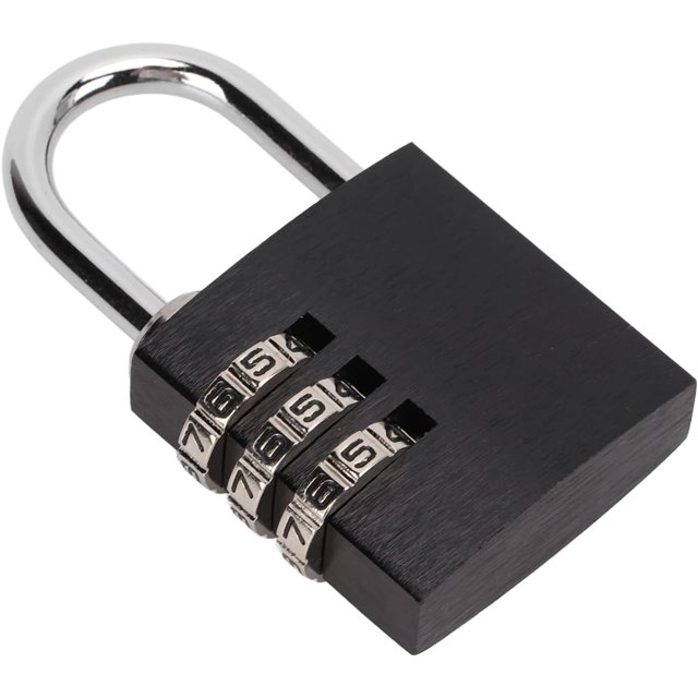 Security Padlock, Combination Lock, Digit Outdoors Padlock, 3 Digits ...