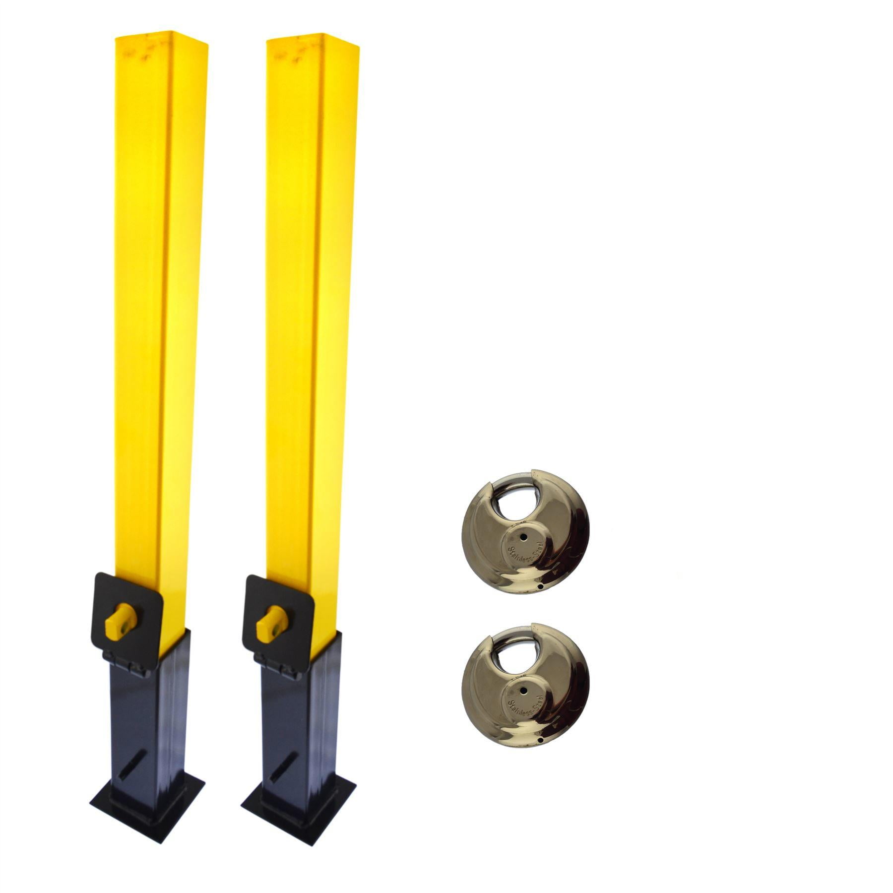 Security Post Lock Removable Caravans Trailers Driveway 2 PACK Cement ...