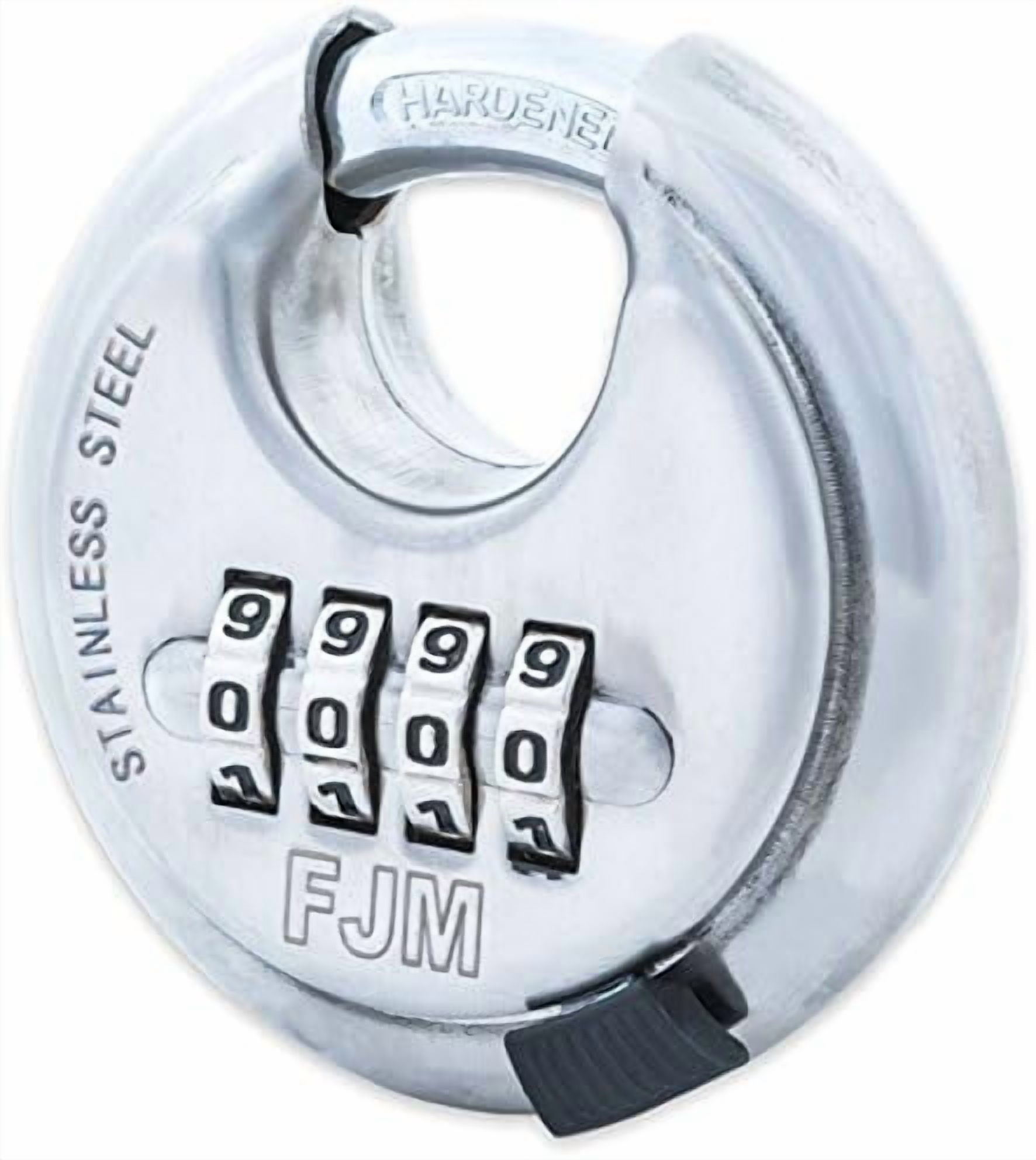 Security SX-790 4-Dial Combination Disc Padlock, Chrome - 4 Pack ...