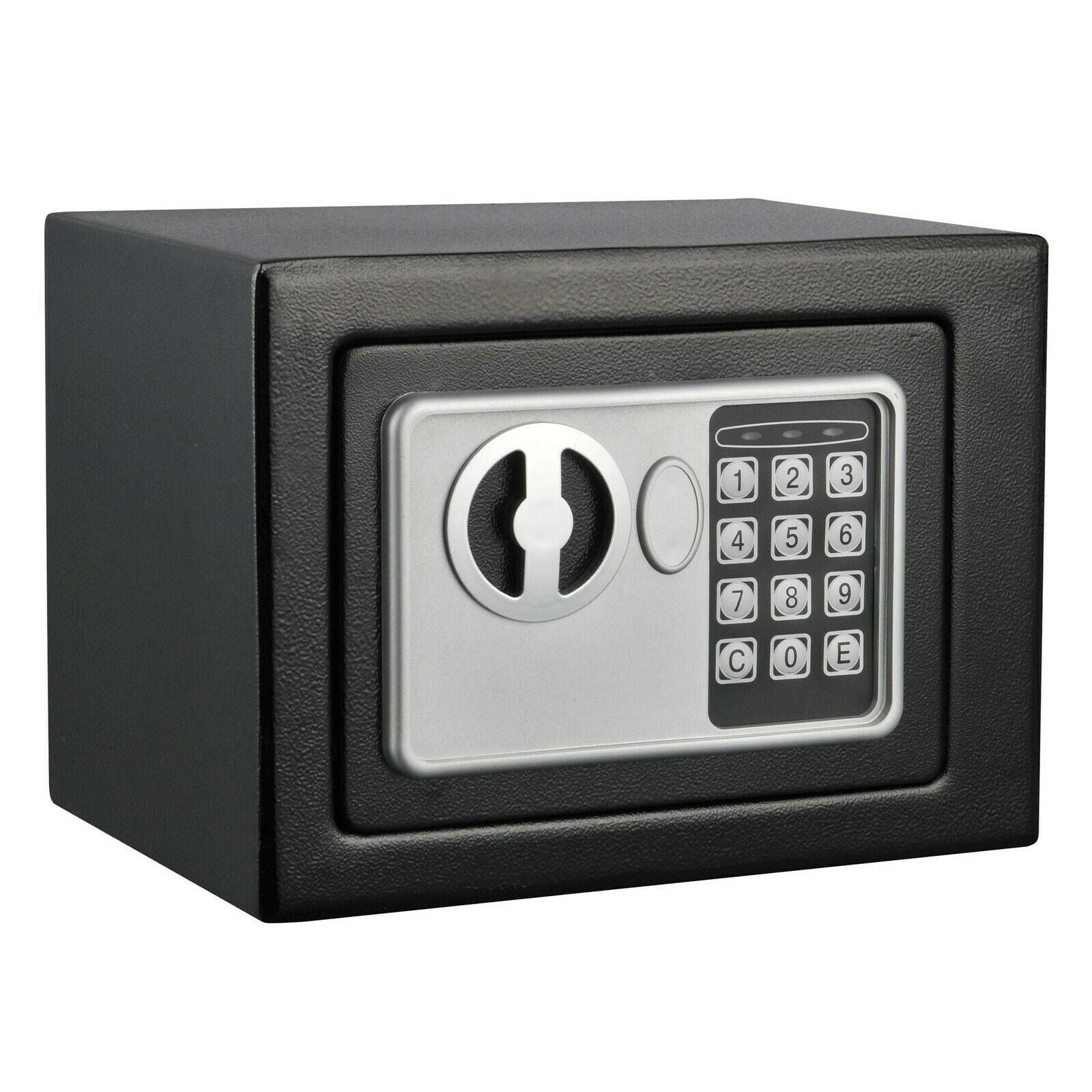 Security Safe Box Electronic Deluxe Digital Steel Safe Hidden Key Lock ...