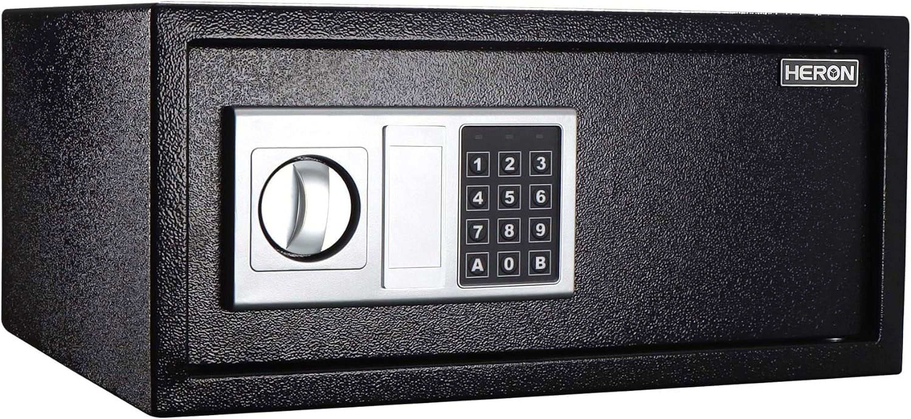 Security Safe Lock Box,Electronic Digital Keypad Lock Safe with LED Low ...