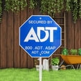 Security Signs 28" ADT Yard Sign with Aluminum Stake, Heavy Duty ...