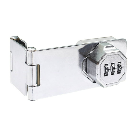 Security Slide Bolts with Build In Combination Lock 5inch Metal Hasp ...