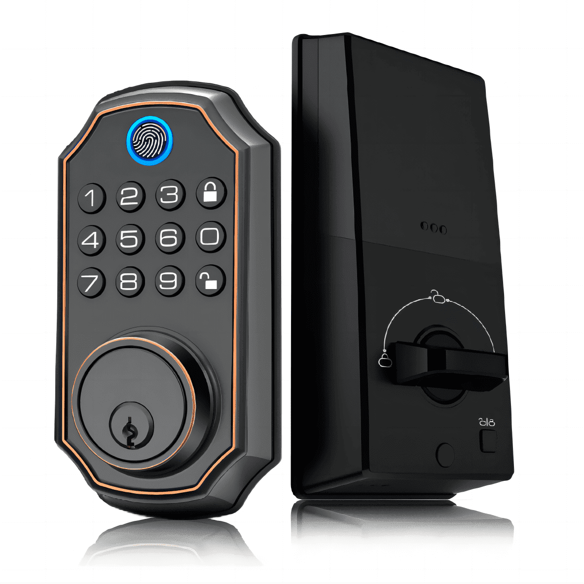 Bulist Security Smart Deadbolt Lock, Keyless Entry for Front Door ...