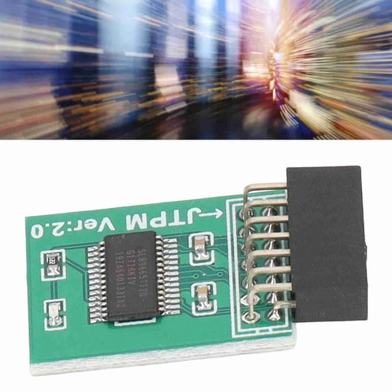 Security TPM 2.0 Module, 14 Pin LPC, Strong Encryption for PC Win11, Wide Compatibility ...