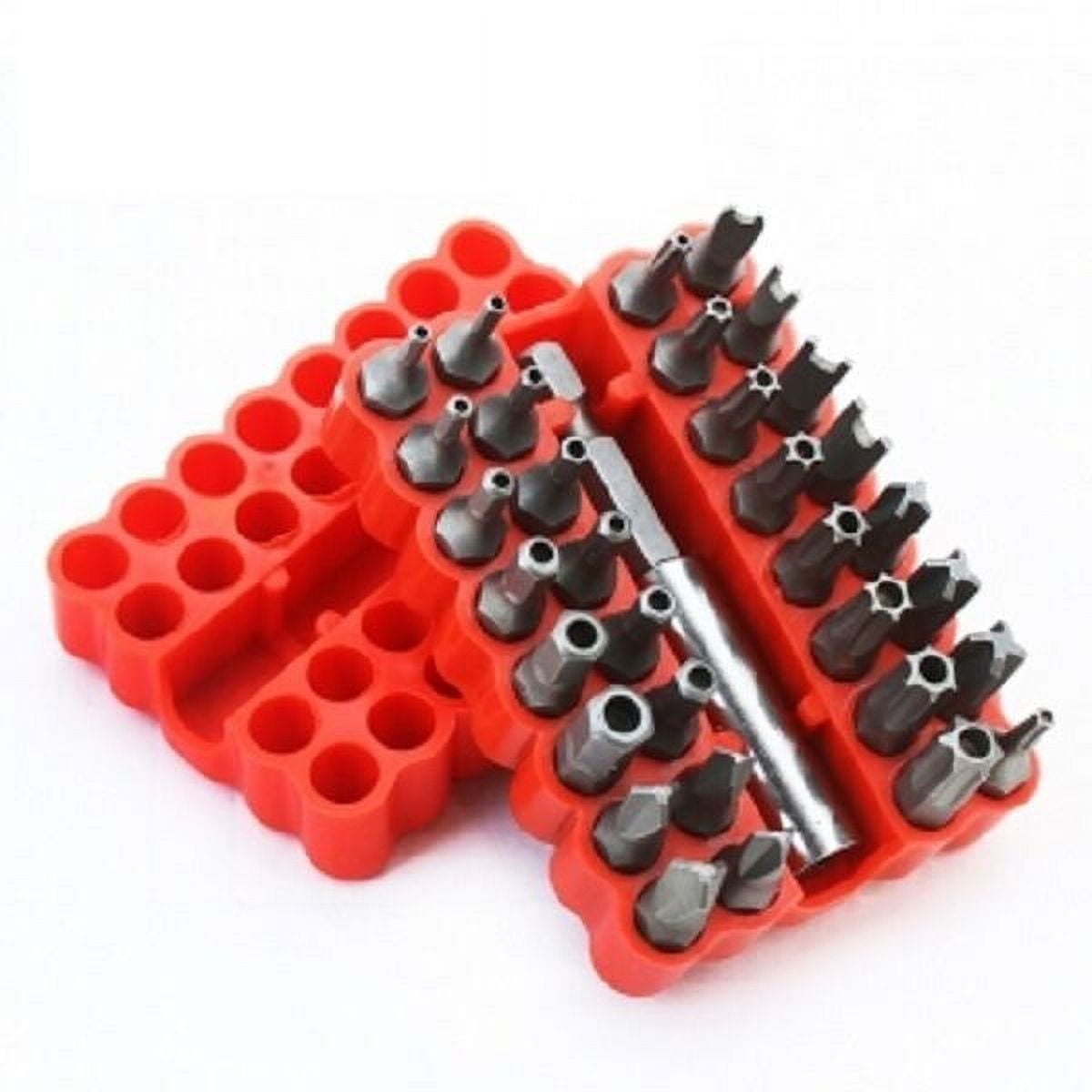 Security Tamper Proof Bit Set 33pc Torq Torx Hex Star Spanner Tri Wing ...