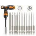 "Security Torx Screwdriver Bit Set, T6-T40, 1/4 inch Hex, Magnetic ...