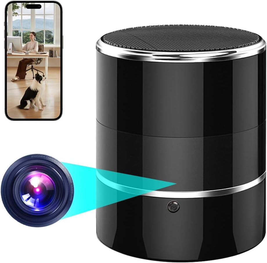 Security WiFi Camera in Bluetooth Speaker with 240° Viewing Angle ...