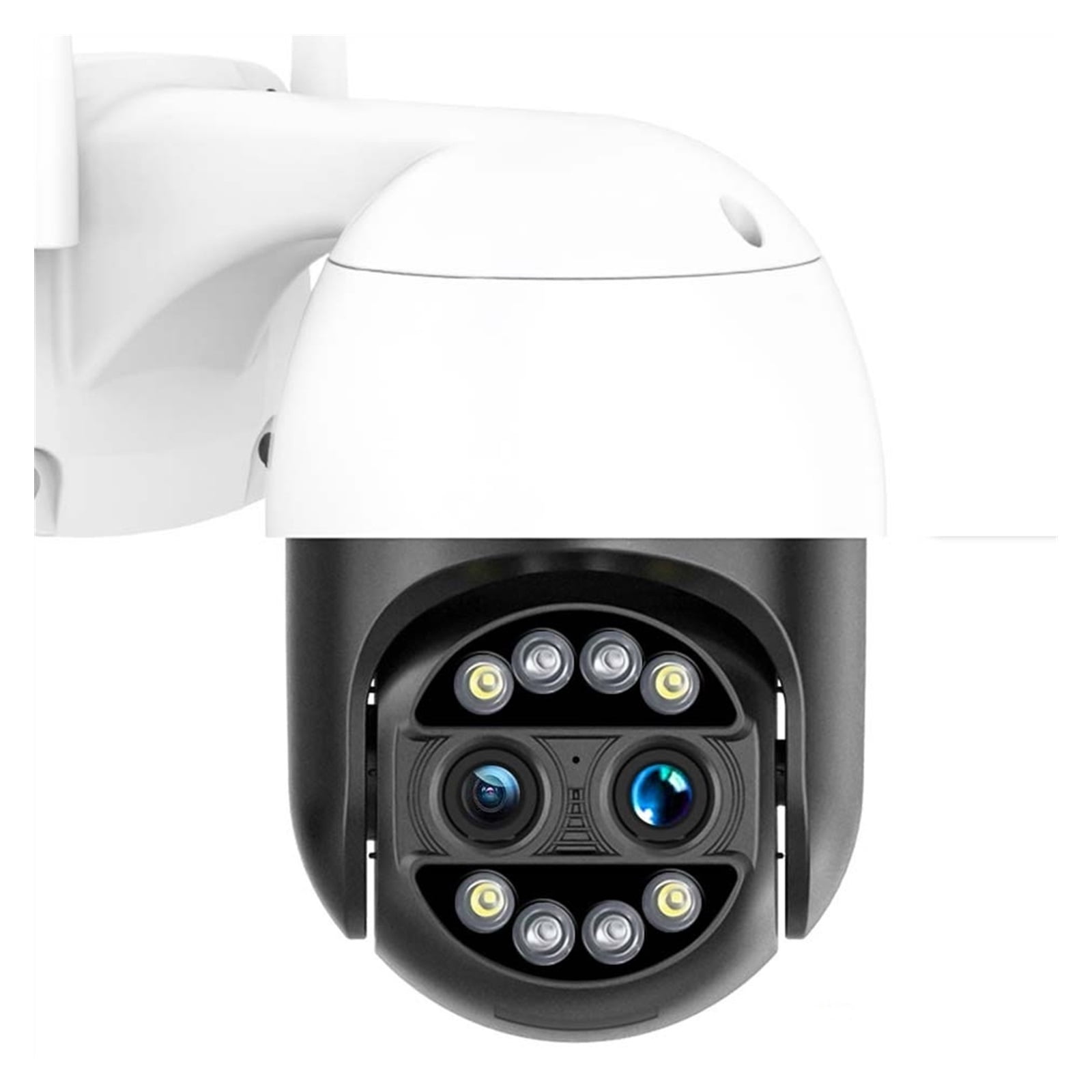 Security camera， 4K 8MP Binocular Security Camera Outdoor PTZ Dual Lens ...